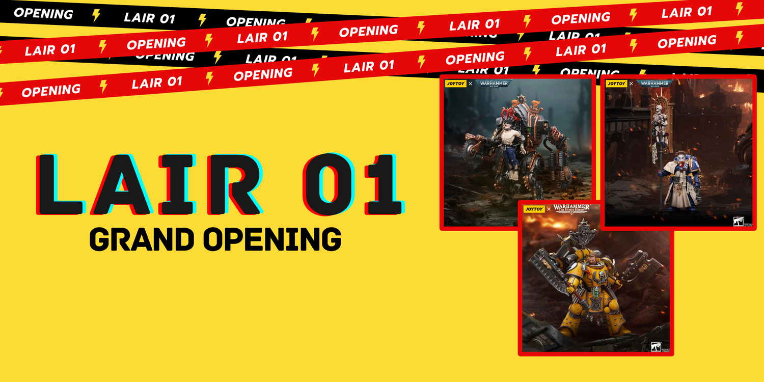 Lair 01 houses selection of action figures from Joytoy Warhammer 40k